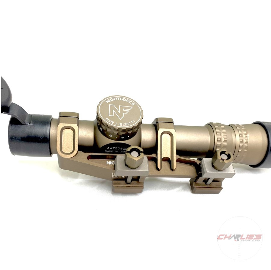 Nightforce NX8 1-8x24mm F1 LPVO with Nightforce Unimount (MRAD) - Dark ...