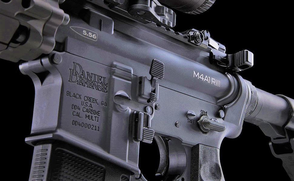 Daniel Defense DD M4A1 RIII Rifle - MLOK rail - 14.5" pinned - FDE ...