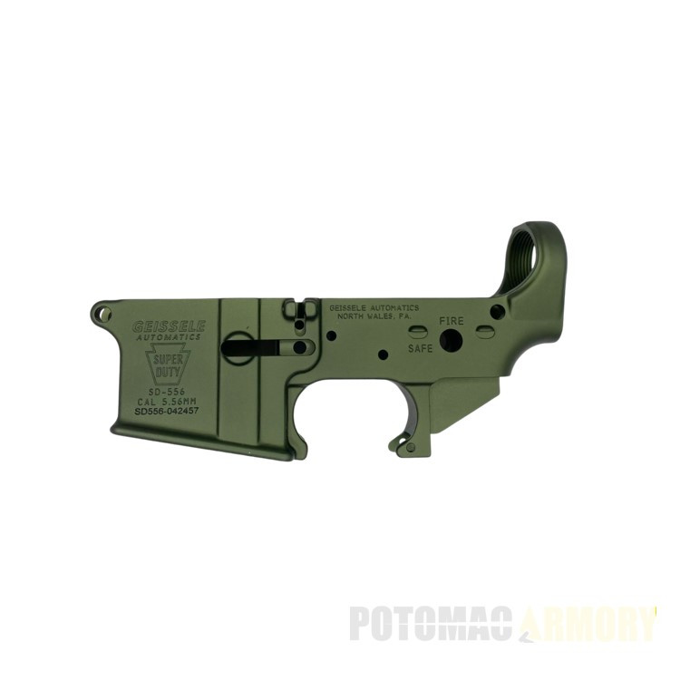 Geissele Super Duty Stripped Lower Receiver, ODG - COUNT BLEMULA