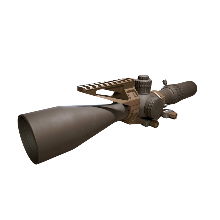 Nightforce Mk22 34mm Military Grade Scope Mount with Top Rail in FDE