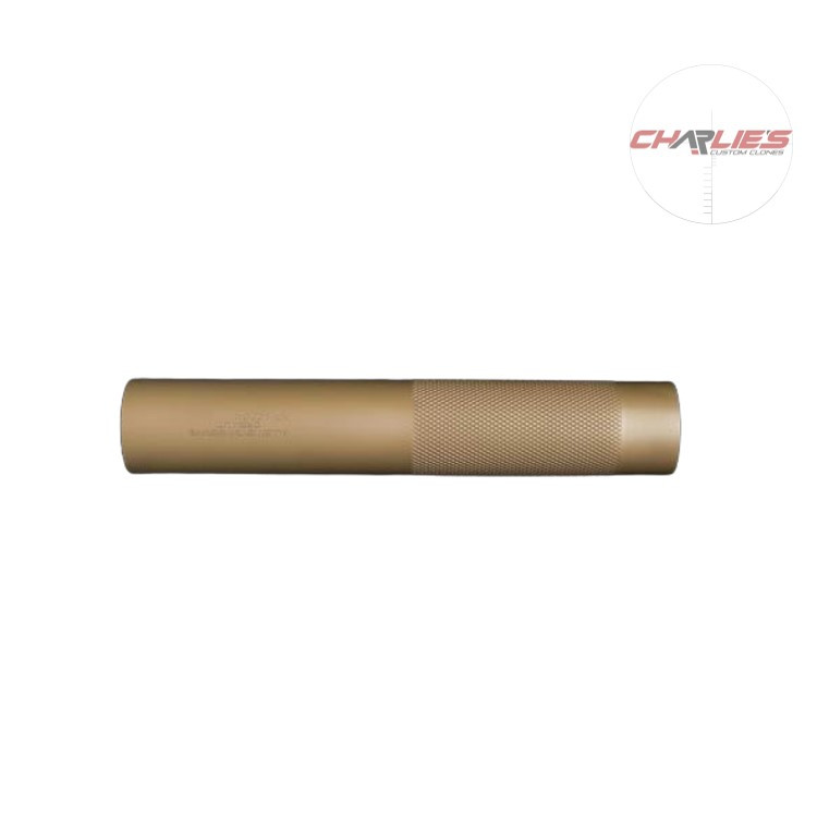 Allen Engineering AEM4 suppressor for 5.56 short barrels in Black and FDE