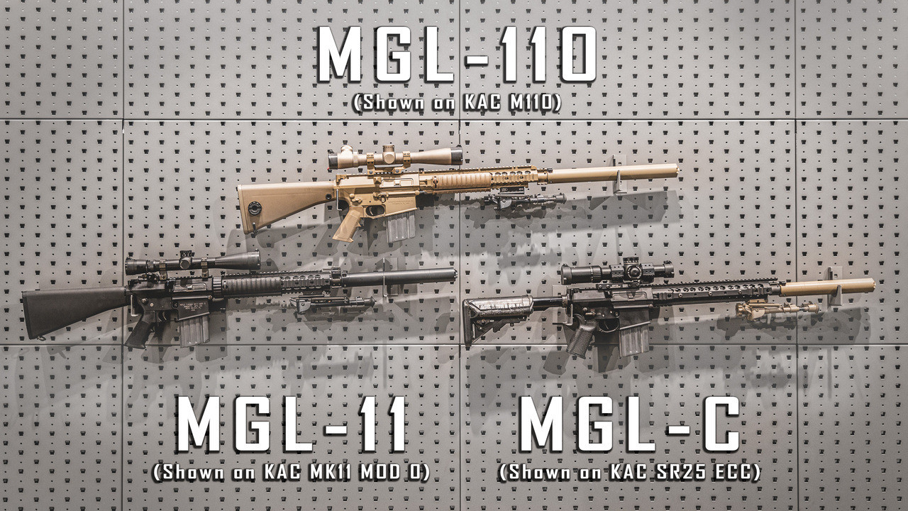 Griffin M110 Military Gate Lock Suppressor in FDE - MGL-110