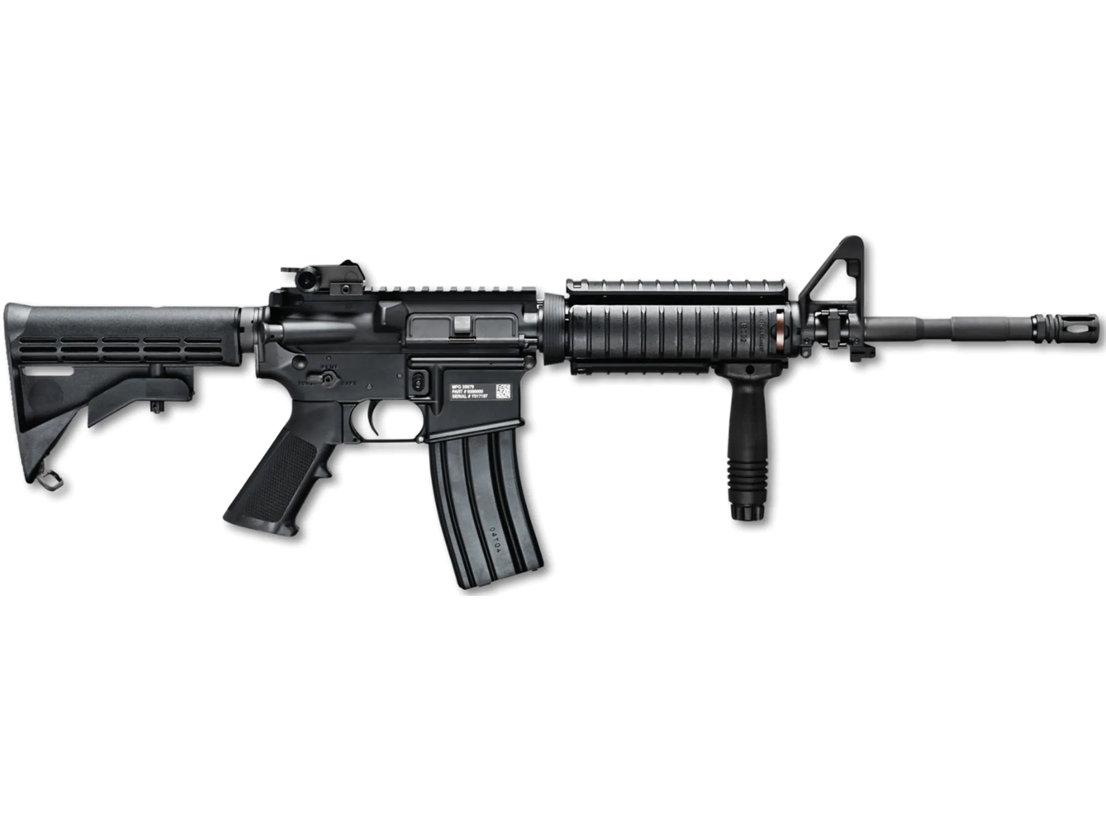 USGI mil-spec waffle stock for Colt contract from P&S