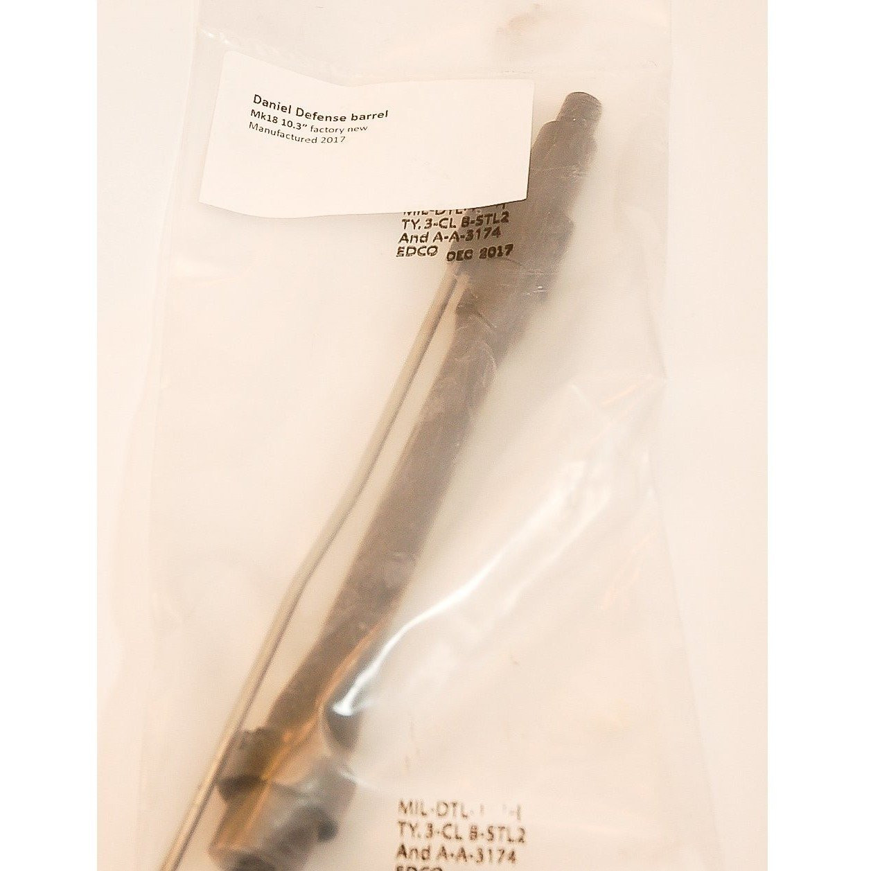Daniel Defense Mk18 DD barrel kit, including gas