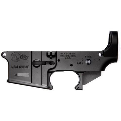 Colt M4A1 lower receiver, stripped, NOS, "LE" serial number, w/ QR code ...