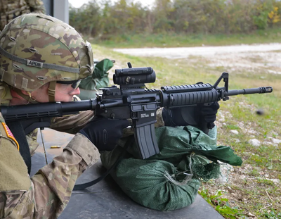 Aimpoint CompM4 Red Dot Sight with Integrated QRP2 Factory Mount