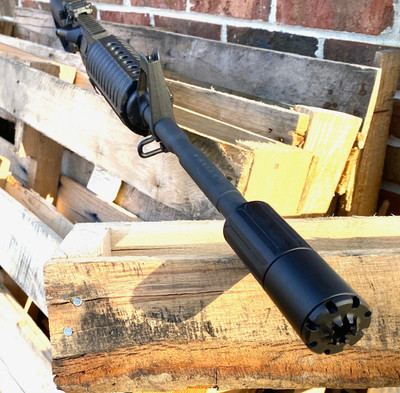 Faux Suppressor - short "K" tactical model for 1/2"-28 threads - fake can