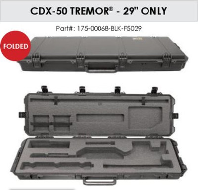 Cadex CDX-50 Tremor Hard Case 50" with Cut-Out Foam - for 29" barrel