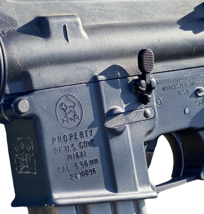 M16 Retro DOD Acceptance Rubber Stamp - DAS - Charlie's Custom Clones