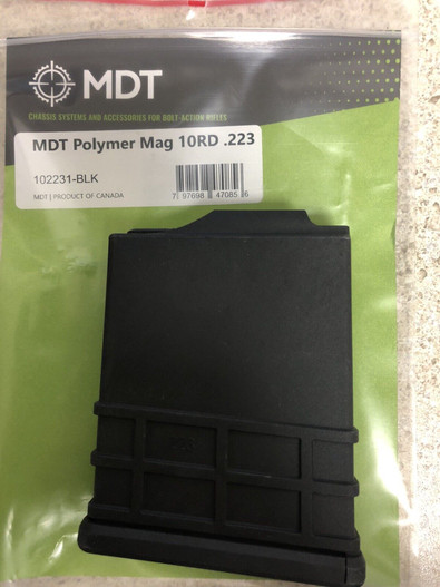 MDT AICS Pattern Polymer Magazine for .223 Rem/5.56 NATO - 10-Round Black