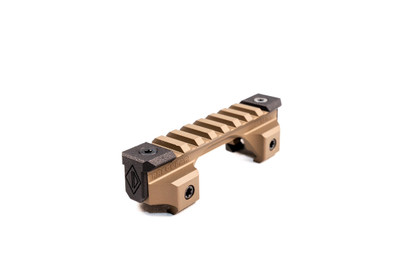 Irregular Defense OMM Picatinny Riser - Optic Mount Modular - Black and FDE