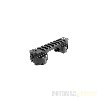Irregular Defense OMM Picatinny Riser - Optic Mount Modular - Black and FDE