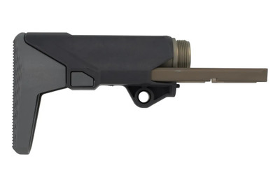 Q Shorty Stock for Mil-Spec AR-15 Lowers - black and gray available