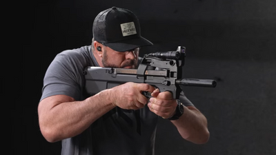 HUXWRX FLOW 22 Ti Rimfire Suppressor - FDE