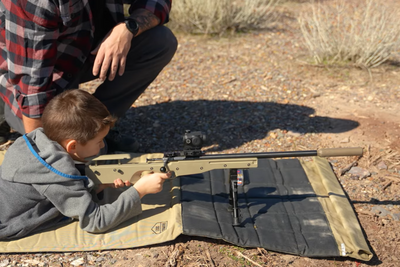 HUXWRX FLOW 22 Ti Rimfire Suppressor - FDE