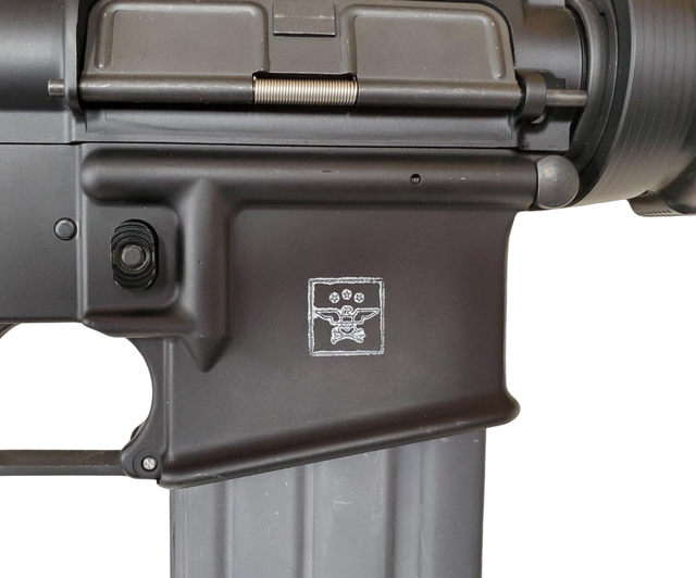 M16 Retro DOD Acceptance Rubber Stamp - DAS - Charlie's Custom Clones