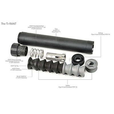 AAC Ti-Rant 9mm Modular Suppressor