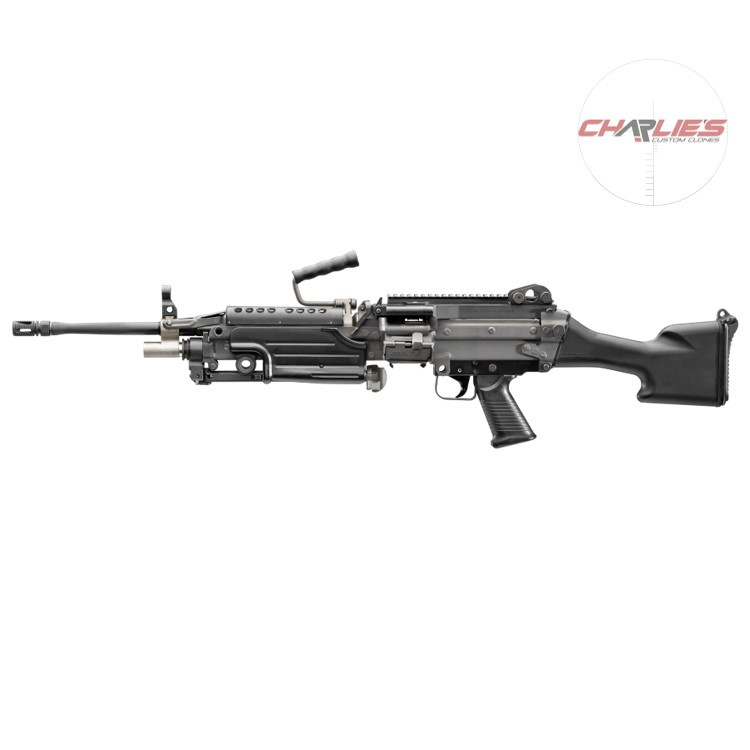 FN 249S SAW belt-fed semi-automatic rifle in black FN-100169 | For Sale