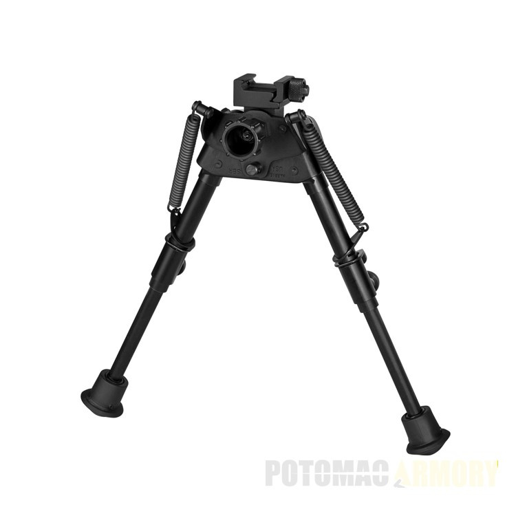 Harris Bipod 6-9" Swivel with Smooth Legs with Picatinny Adapter - S-BRP