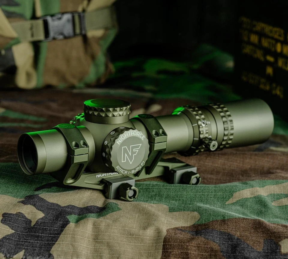 Nightforce ATACR 1-8x CQBR / LPVO Scope with Geissele Mount combo | OD ...