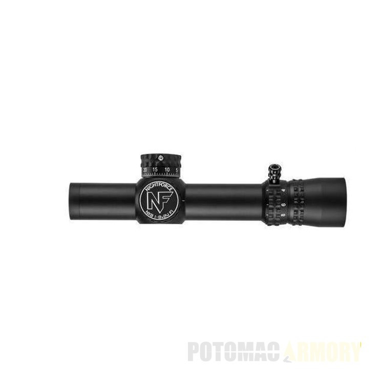 Nightforce NX8 1-8x24mm F1 LPVO with Nightforce Unimount (MRAD) - Dark ...
