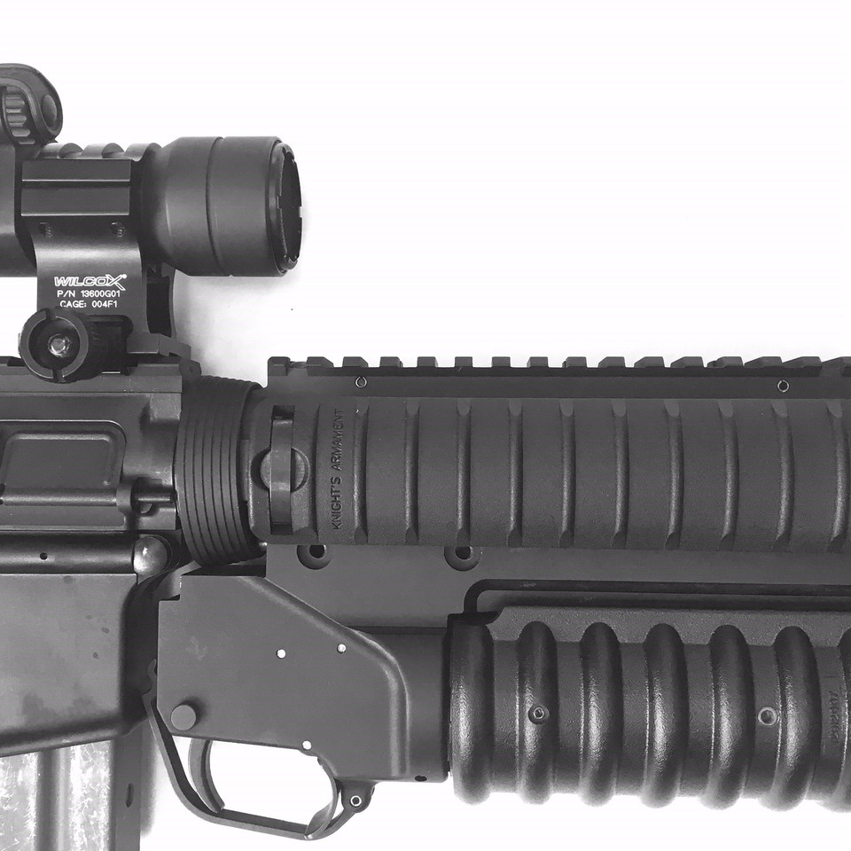 M203 mounting bracket for M203 grenade launcher or flare launcher from ...