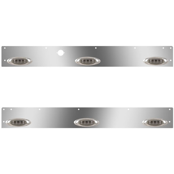Stainless Steel Cab Panels W/ 8 P1 Amber/Amber LEDs, Block Heater Plug ...