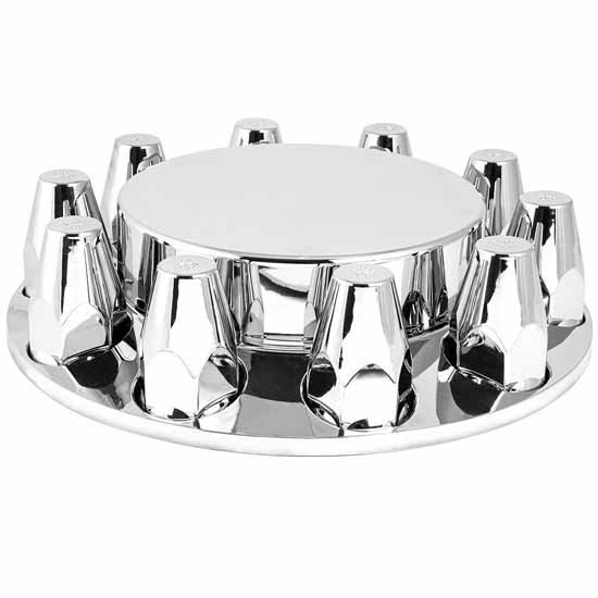 Chrome Plastic Hubcap For Front Axle Cover Center Cap - Elite Truck ...