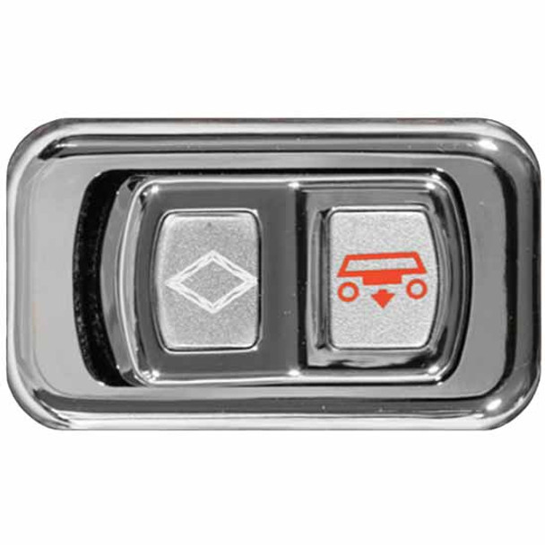 Rockwood Chrome Trailer Suspension Dump Rocker Switch For Peterbilt ...