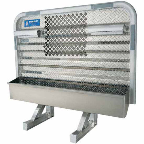 Merritt Aluminum 68 X 70 Inch Cab Rack With E-Z View Window, Full Tray ...