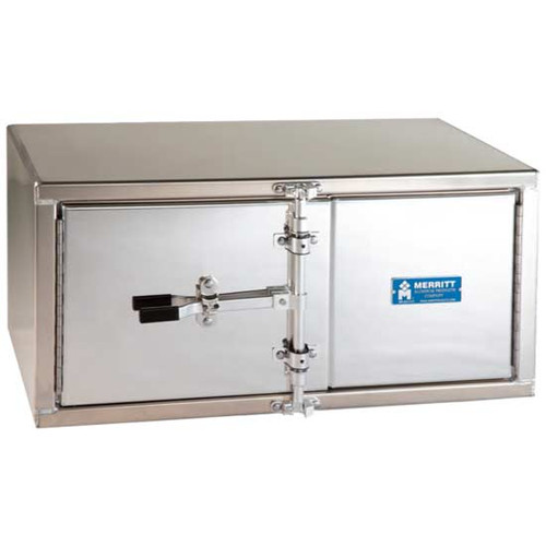 Merritt Smooth Aluminum Double Door Tool Box W/ Cam Lock, 24 X 24 x 36 ...