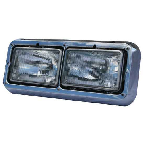 BESTfit Dual Square Headlight Assembly, Driver Side W/ Bezel For ...