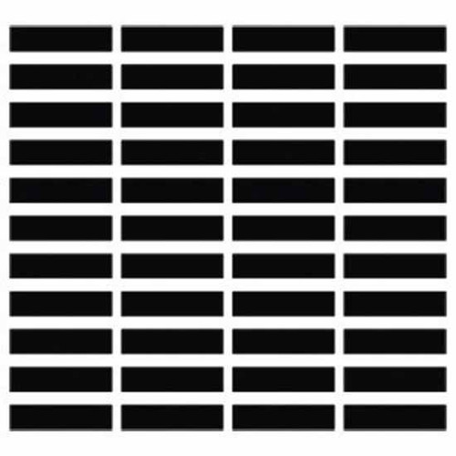 Stainless Steel Punched Lower Grille Screen W/ Horizontal Rectangle ...