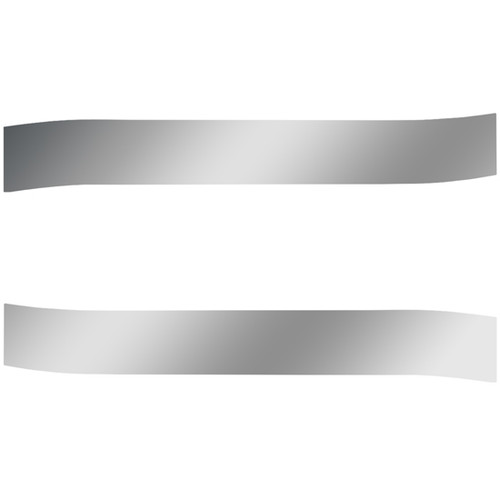 2.5 Inch Stainless Steel Blank Transition Panel For Kenworth W/ Midroof ...