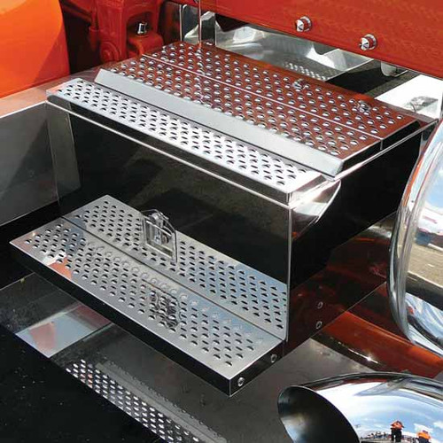 24 Inch 430 Stainless Steel Frame Tool Box W/ Full Top Step For ...