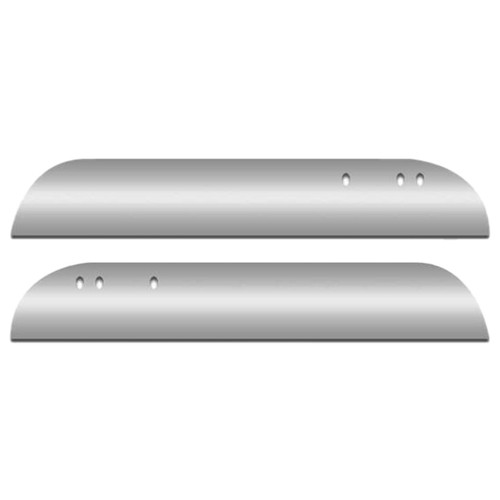 Stainless Steel 5 Inch Chop Top Window Panels For Peterbilt 330, 335 ...