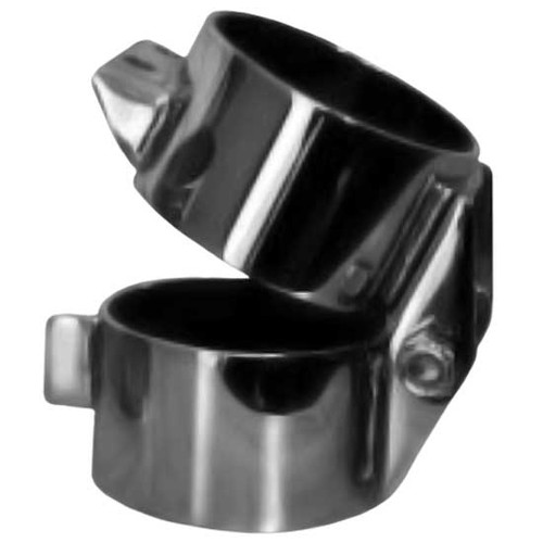 6 Inch Chrome Stack Breaker Coupler - Elite Truck Accessories