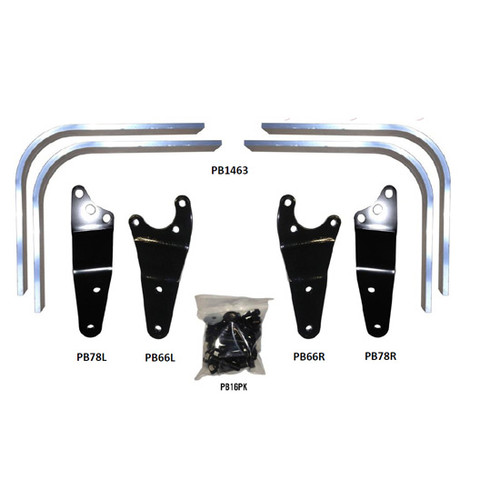 Minimizer Fender Bracket Kit For 13K Pound Steerable Lift Axles - Elite ...