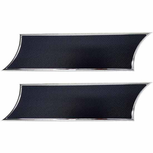 24 Inch Chrome Swoop Style Billet Step Plate W/ Rubber Inserts - Elite ...