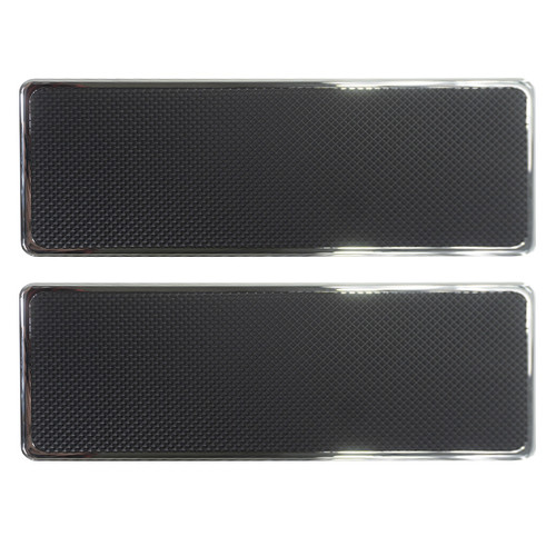 Chrome 16 Inch Billet Step Plates Without Logo - Elite Truck Accessories
