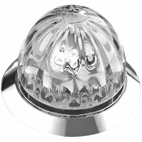 Mini Watermelon Amber LED Clear Lens Marker Light W/ 3/4 Inch Post ...