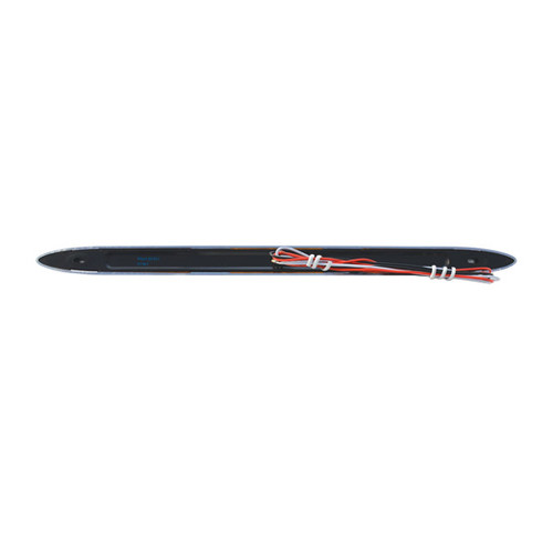 17 Inch Slim Flatline 24 LED Light W/ Chrome Bezel - Red LED/ Red Lens ...