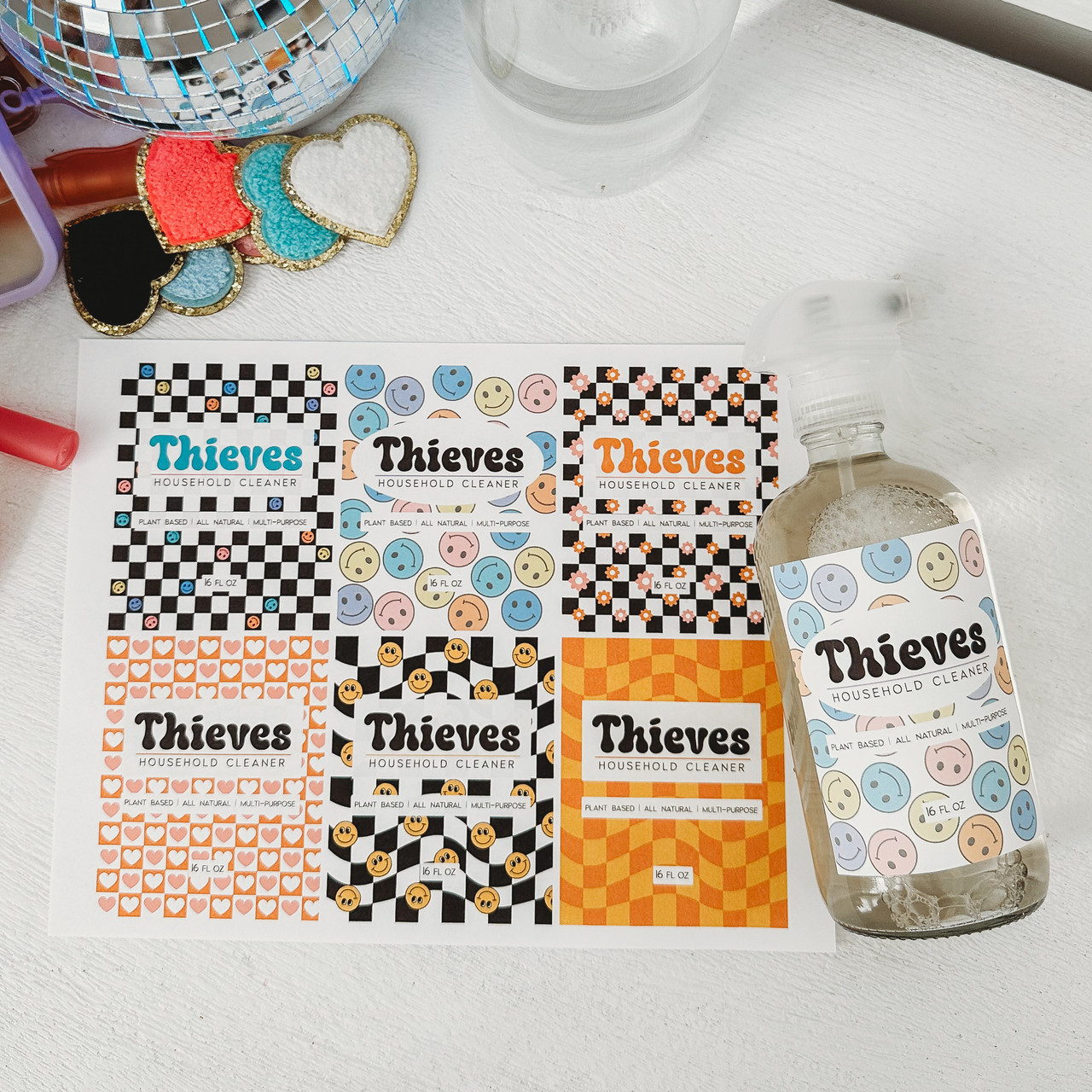 Happy Thieves Cleaner Labels - Growing Healthy Homes