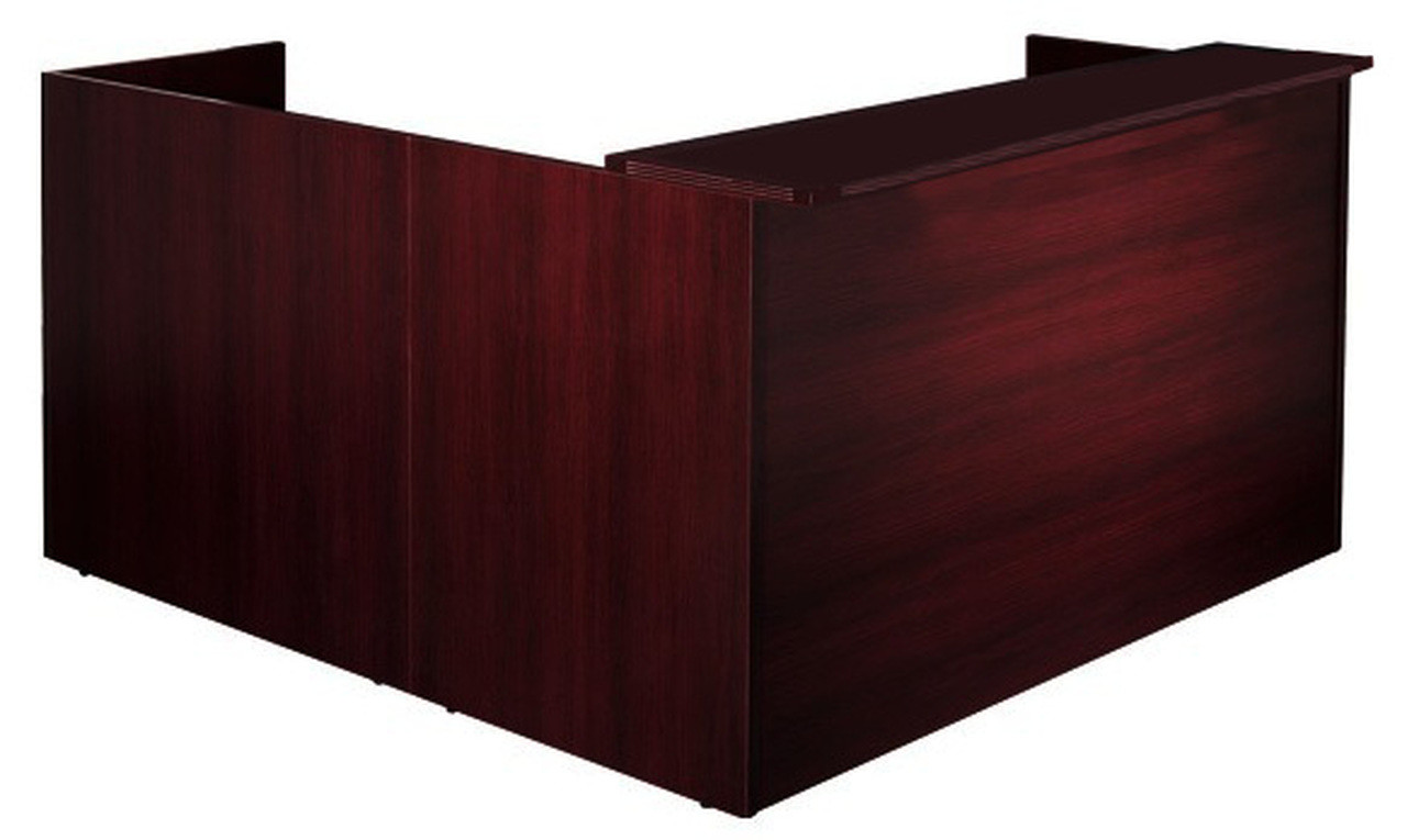 AM-Series L-Shape Reception Desk Shell - Neox Modern Furniture