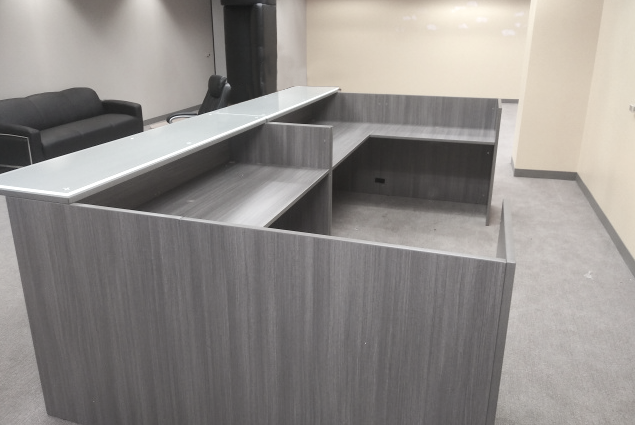 AM-Series U-Shape Reception Desk (Customize) - Neox Modern Furniture