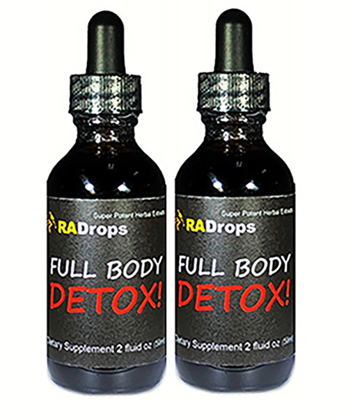 2-PAK FULL BODY DETOX DROPS - LIVER, KIDNEY, SPLEEN, COLON DETOX ...