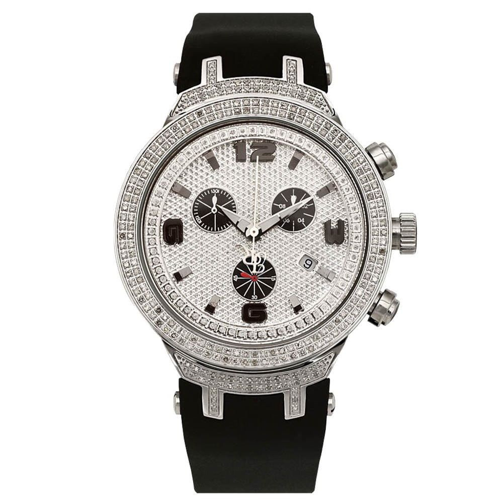 Men's Diamond Watch Joe Rodeo Master JJM89 2.20 Ct Chronograph Dial ...