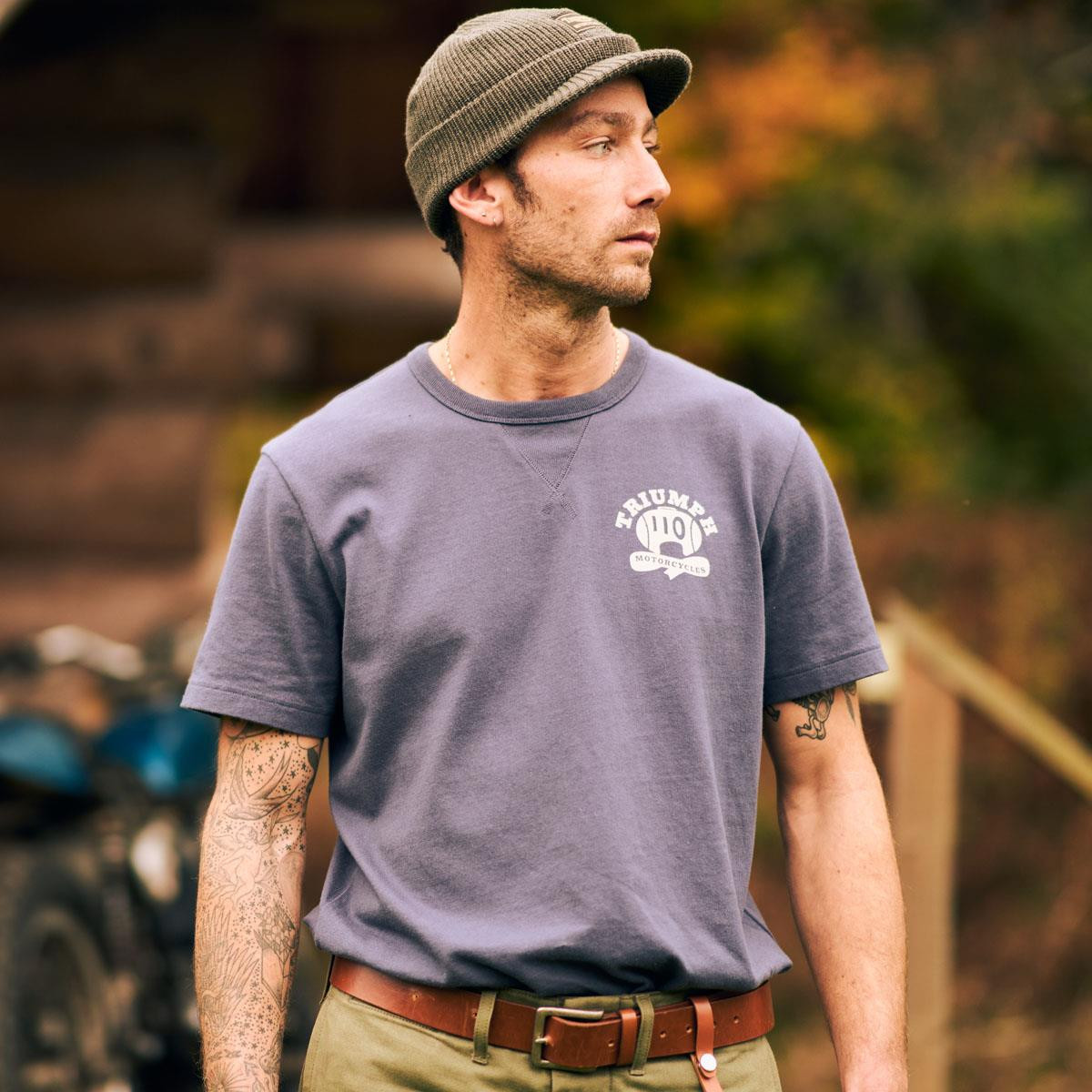 Triumph Crest Tee | Philip Morris & Son