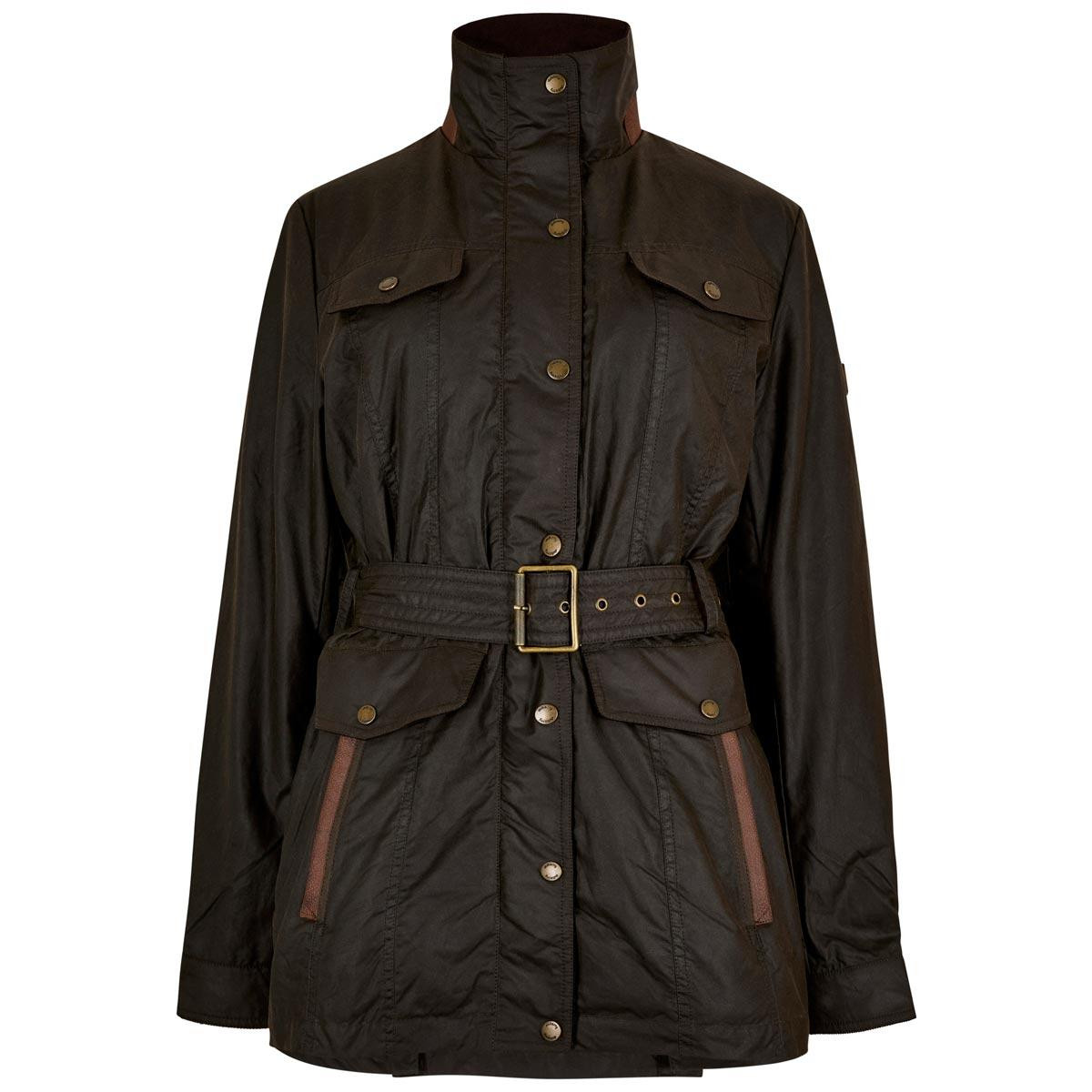 Dubarry Womens Gandon Belted Wax Jacket | Philip Morris & Son