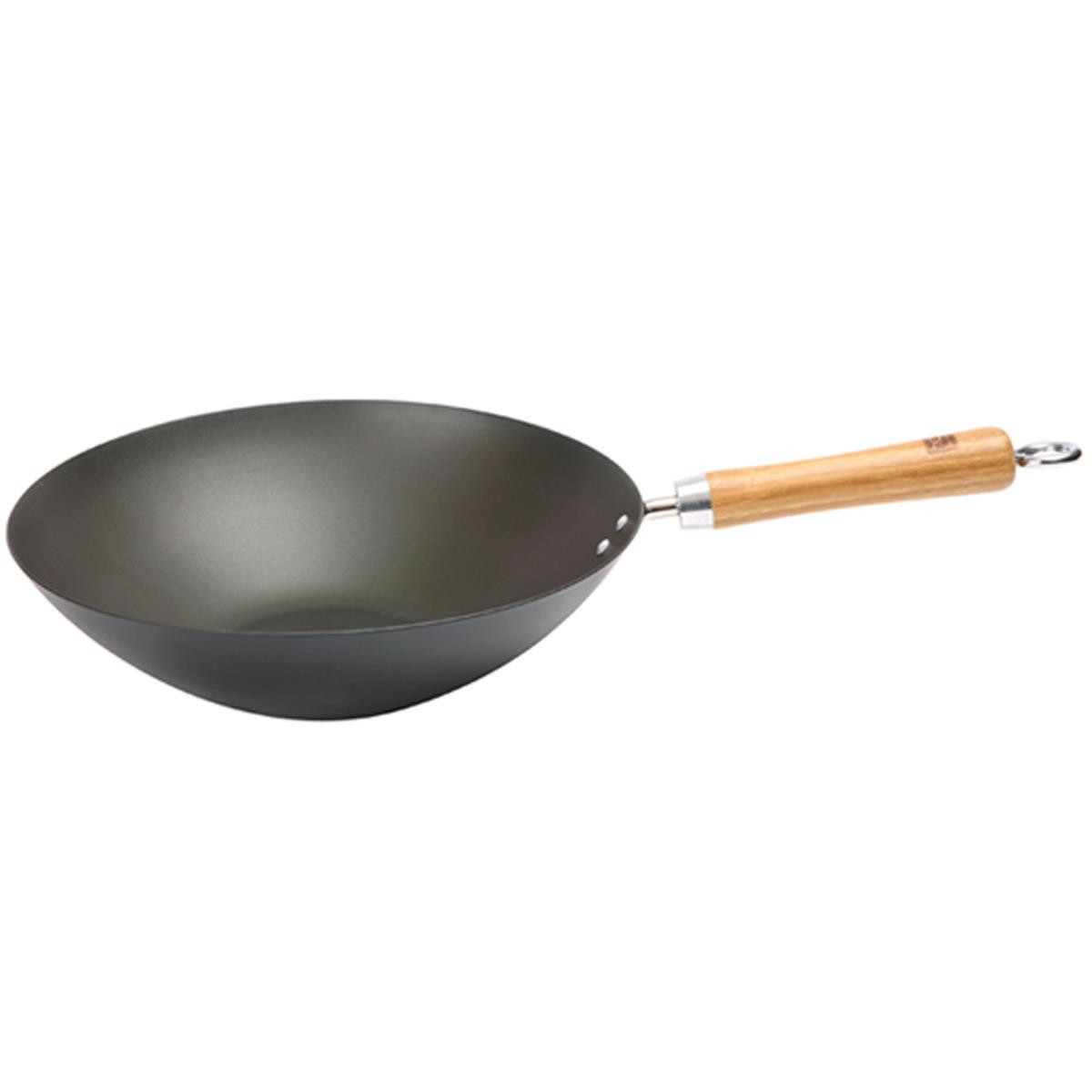 School of Wok 30cm Pre-Seasoned Carbon Steel Wok | Philip Morris & Son